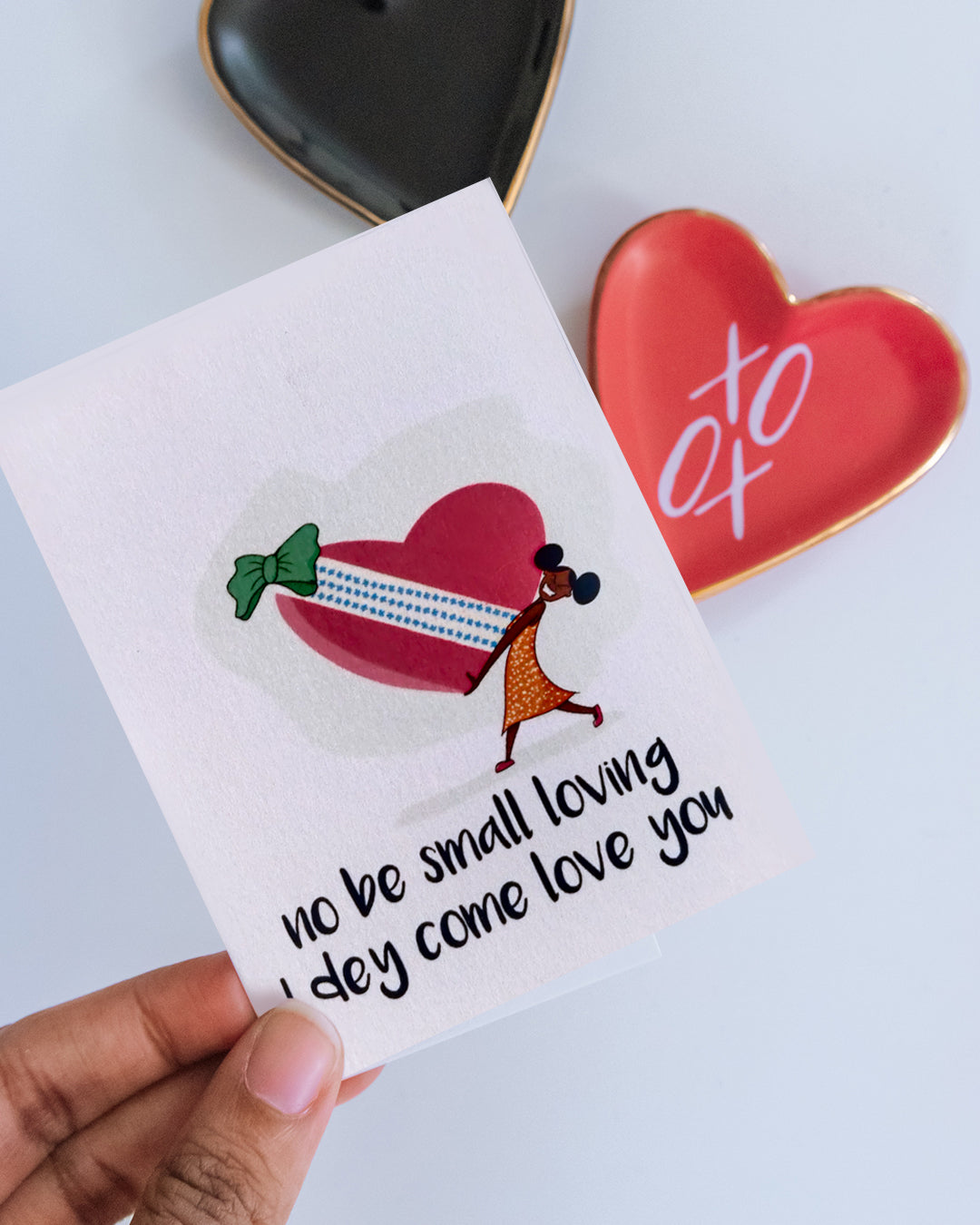 Love Themed Gift Card - No be small loving (She) – Yobbings