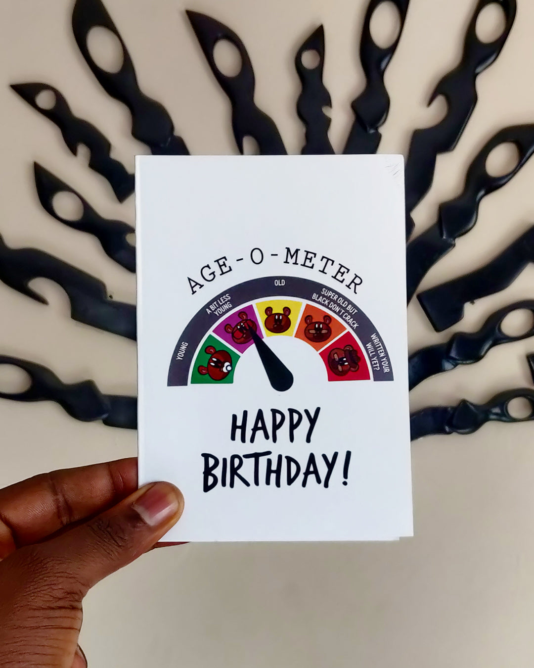 Birthday card - Birthday Age-o-meter – Yobbings
